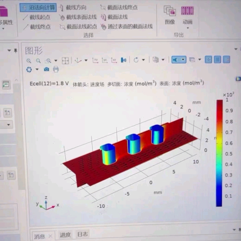 COMSOL电渗,离子迁移仿真模型。感兴趣的话和我私聊