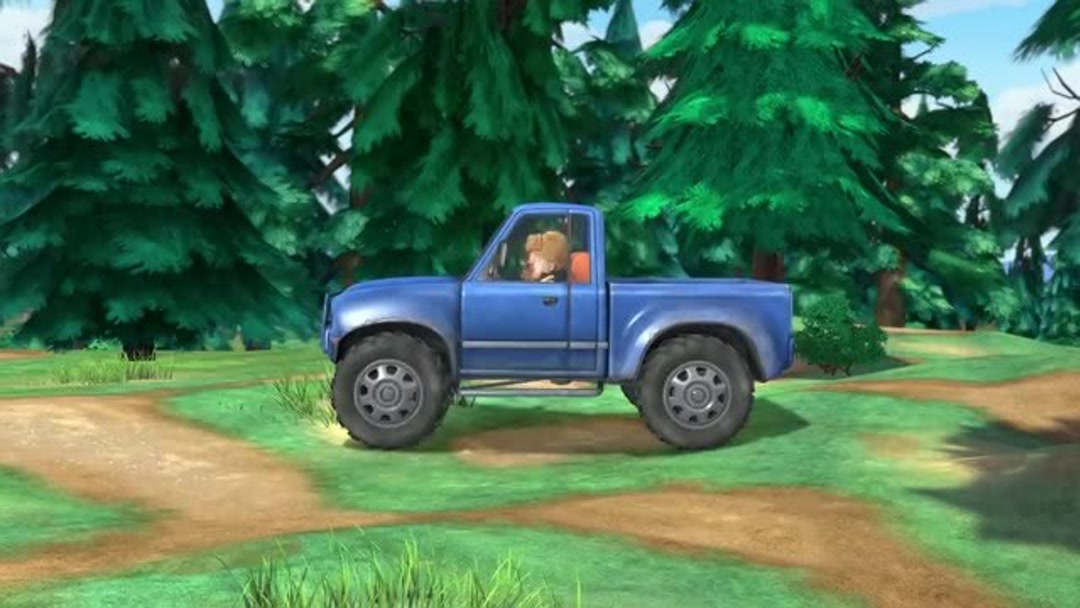 熊出没--光头强撞车