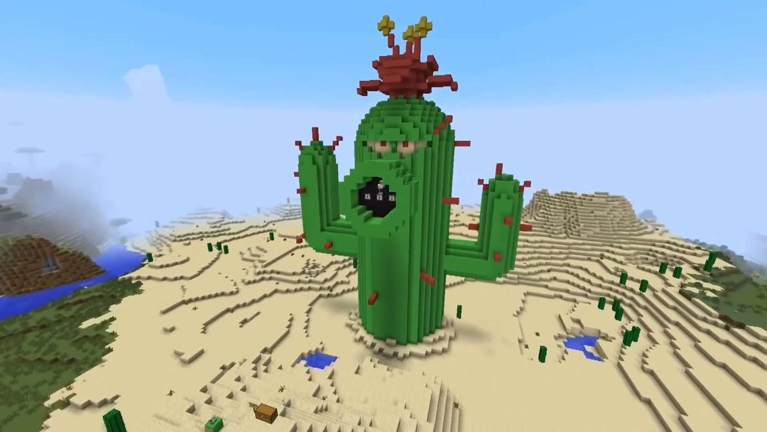 我的世界:沙漠霸主——仙人掌炮