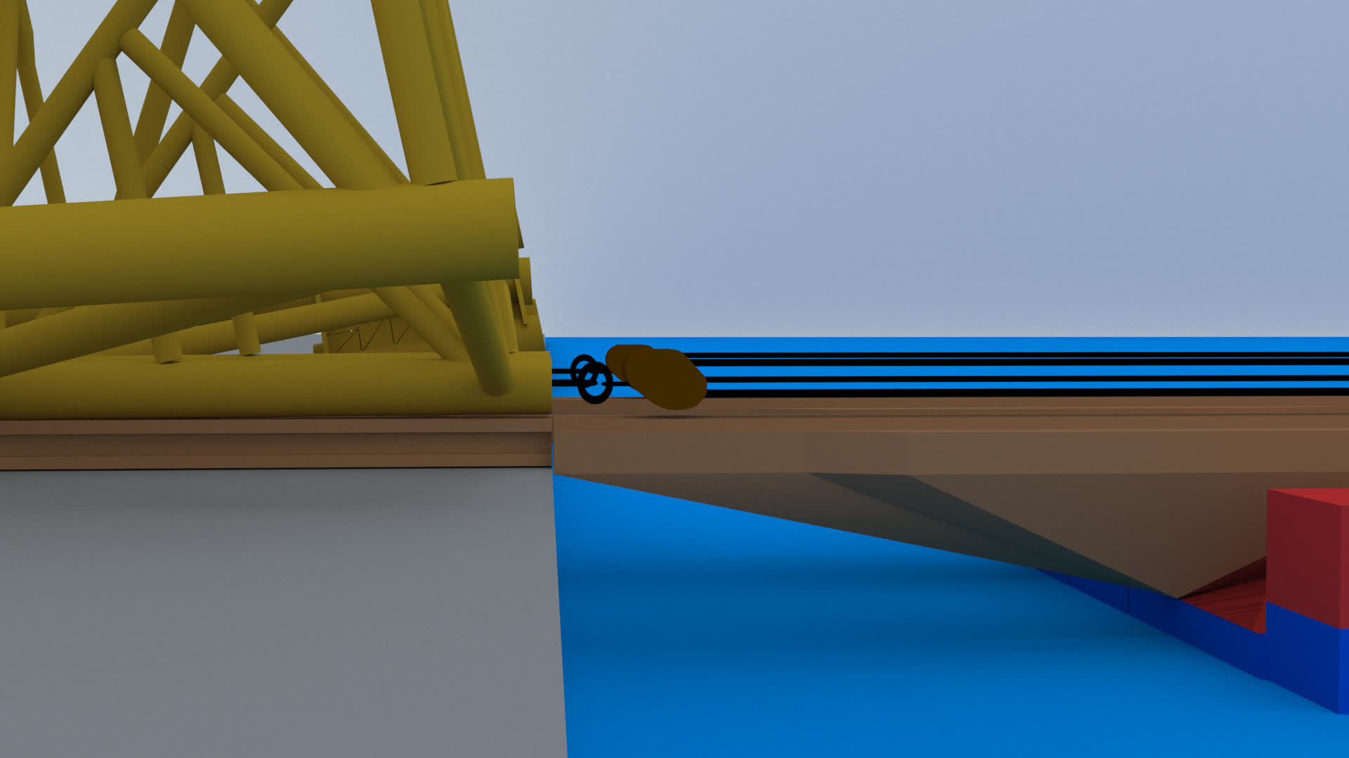 导管架装船演示-1