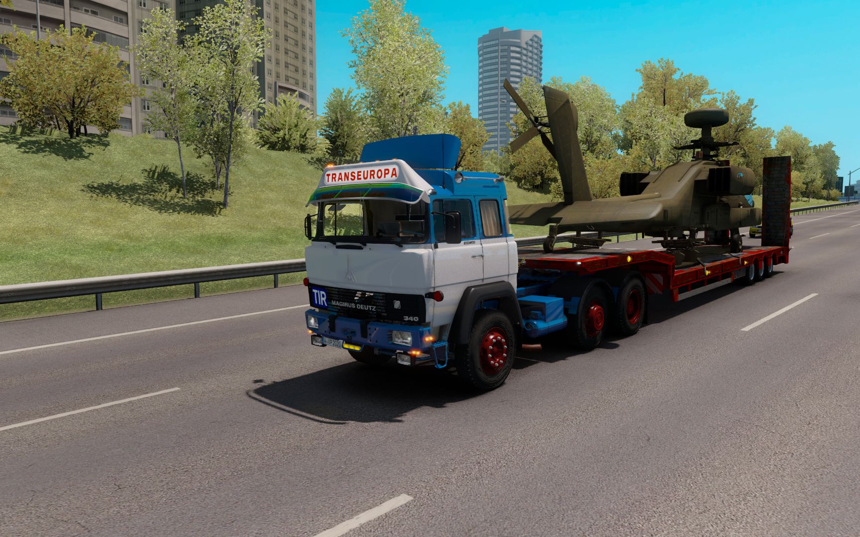 欧卡2-创业记#50-老爷车也要发挥余热,拉个阿帕奇没问题