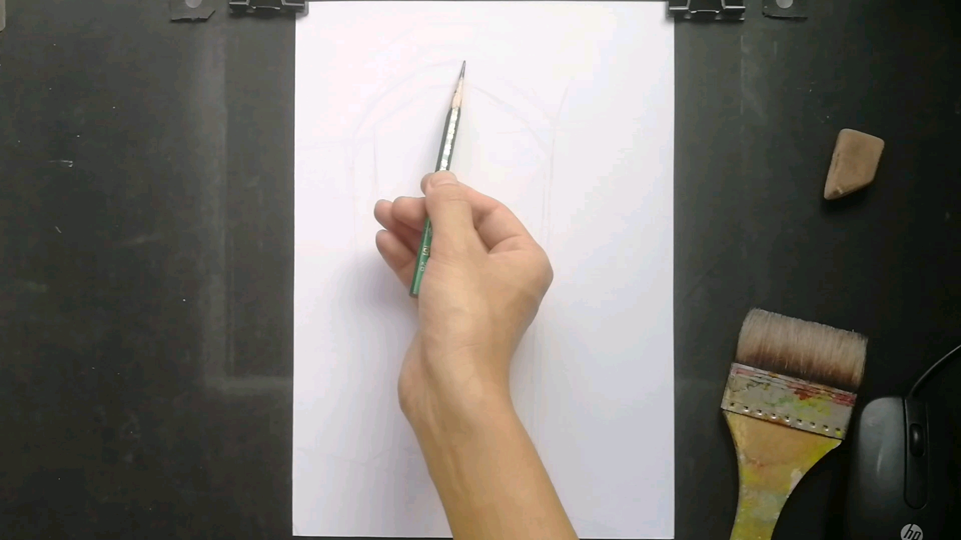 【Old School】老式素描•木门庭院