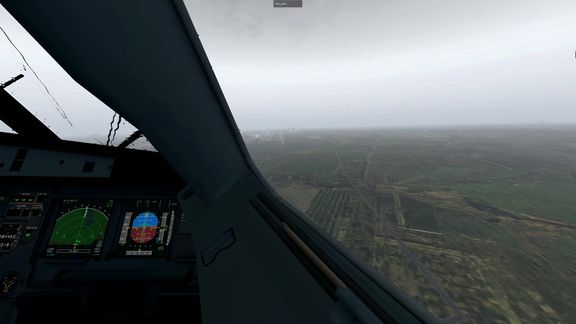 国内某沙雕机长不小心飞进了游戏#模拟飞行 #降落 #飞机