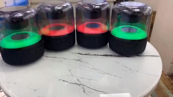 炫彩琉璃蓝牙音响低音炮无线蓝牙音箱便携式插卡USB网红同款家用