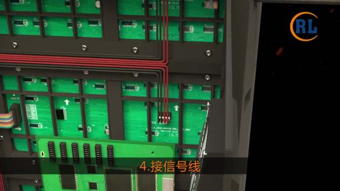 安装户外大LED显示屏的步骤锐凌光电制作