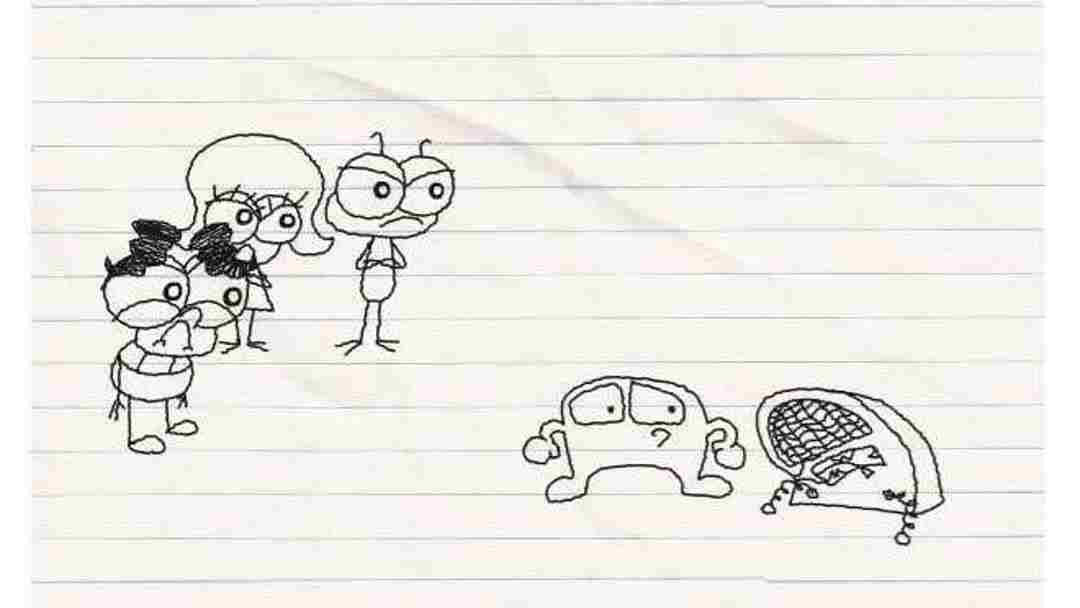 美妙的音乐演奏 铅笔画小人游戏