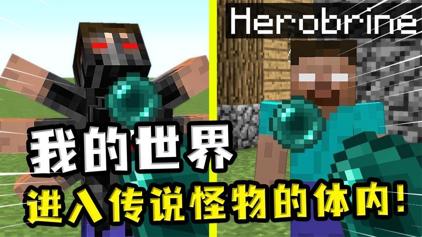 我的世界:进入传说生物内部,错误303一身错误.