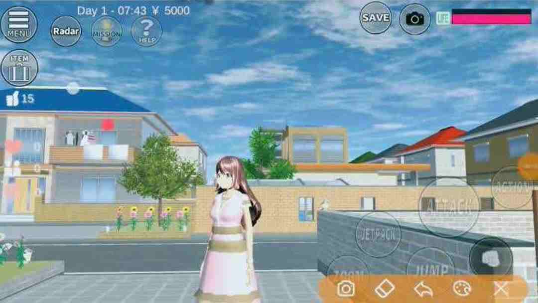 樱花校园模拟器:坐学校里的平衡车,好像不好开啊