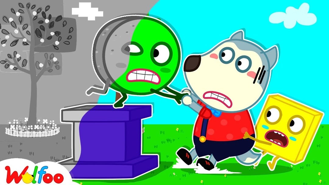 沃尔夫动画:和沃尔夫一起挑战几何形状!