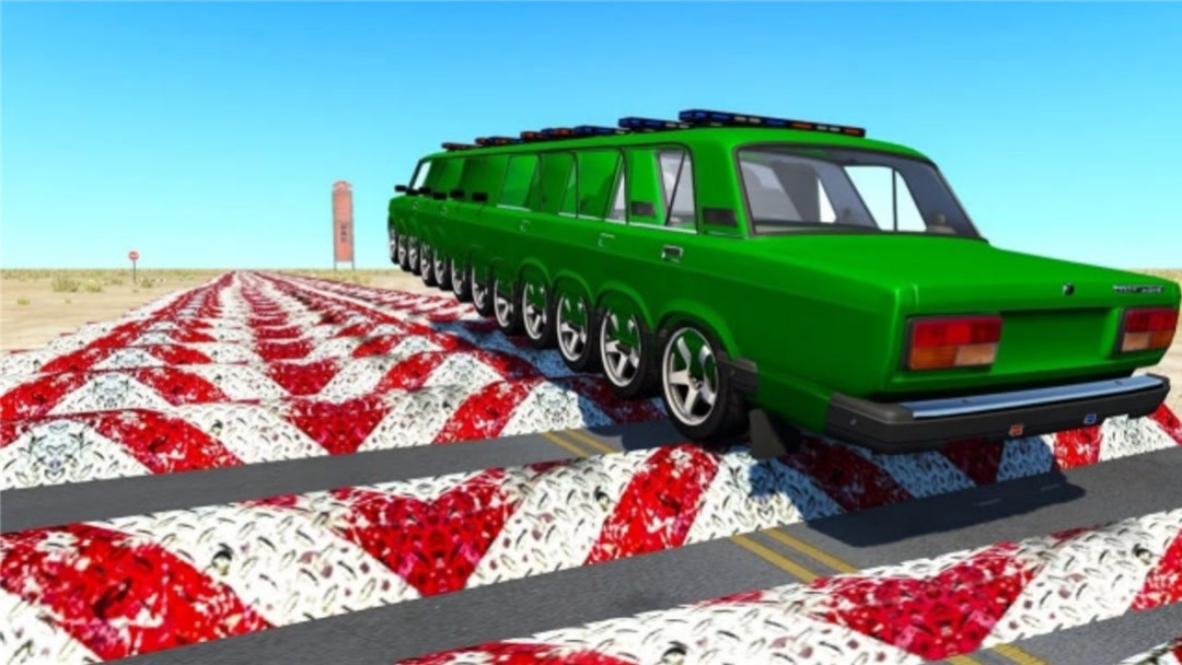 汽车驶过500个减速带会怎样?3D模拟全过程,惨状不忍直视!