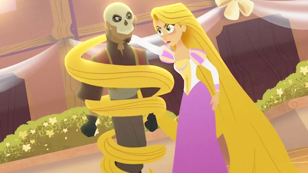 长发公主的长发长了出来,头发再也不会被剪断,风采更胜往昔