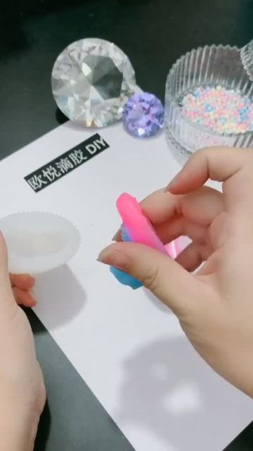 网红鞋子水晶滴胶模具脱膜