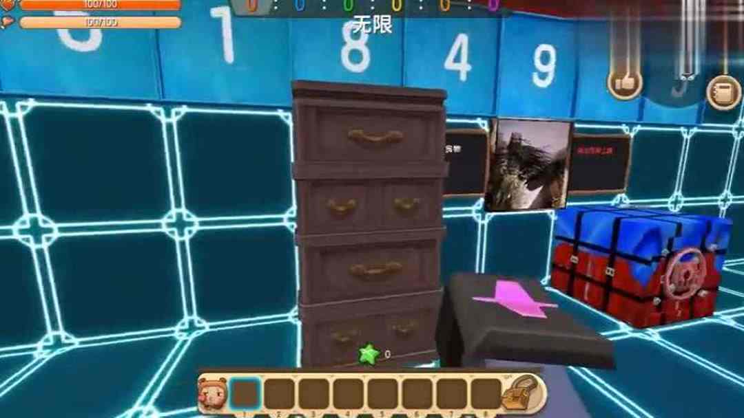 迷你世界:制作超级可爱的卡通人物,还会动的哦!