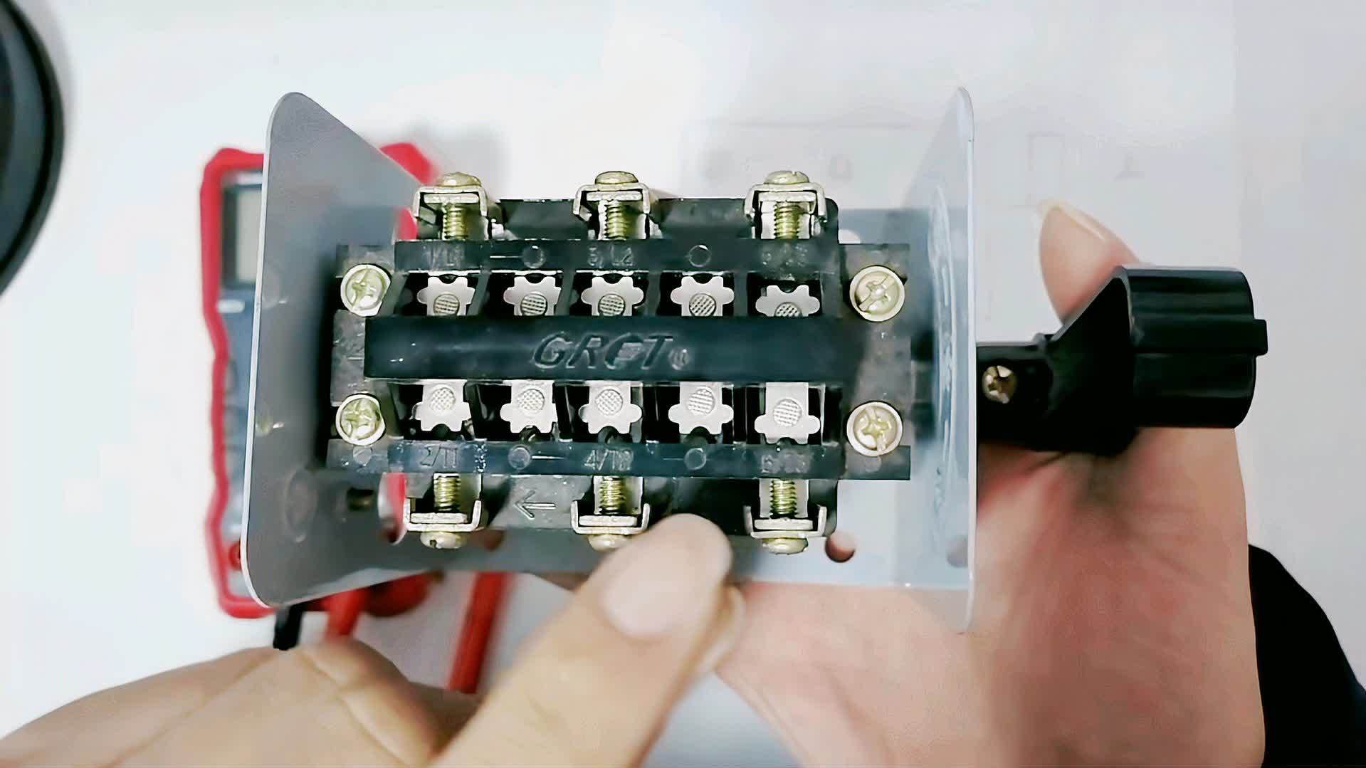 倒顺开关的接线原理