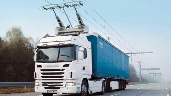卡车变成无轨电车开上高速公路,德国将建10公里让大货车零排放