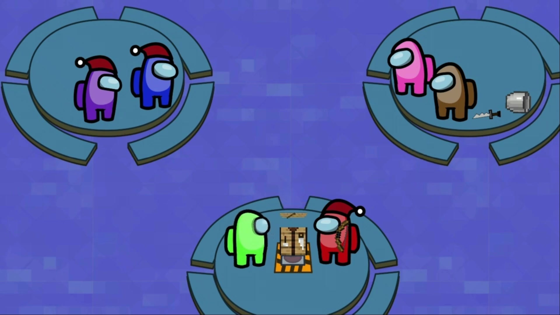 MC动画:太空人VS我的世界 太空飞船鲨鱼危机