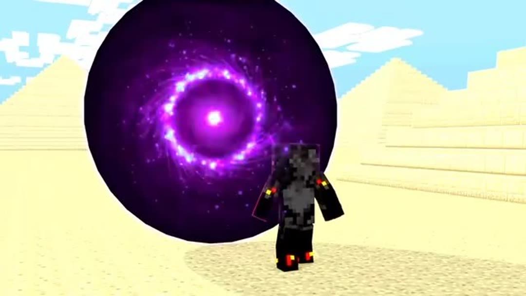 我的世界动画微电影#实体303陷入Him末影虚空!史诗战斗第三集