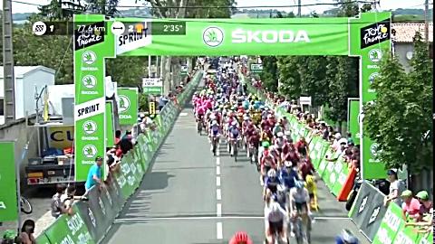 环法自行车赛 #2019环法# #环法自行车赛# 第十一赛段 - 平路赛段 ...