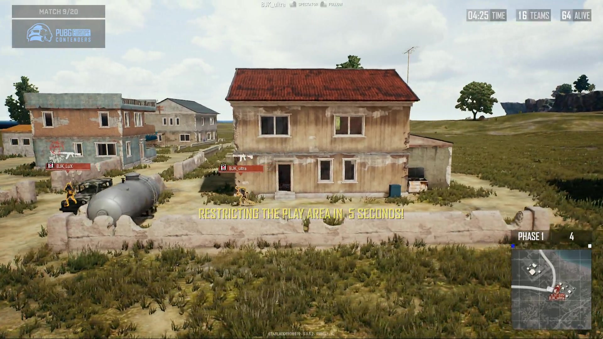 【绝地求生】PELC决赛day3 Unity和WNH分别拿下两鸡