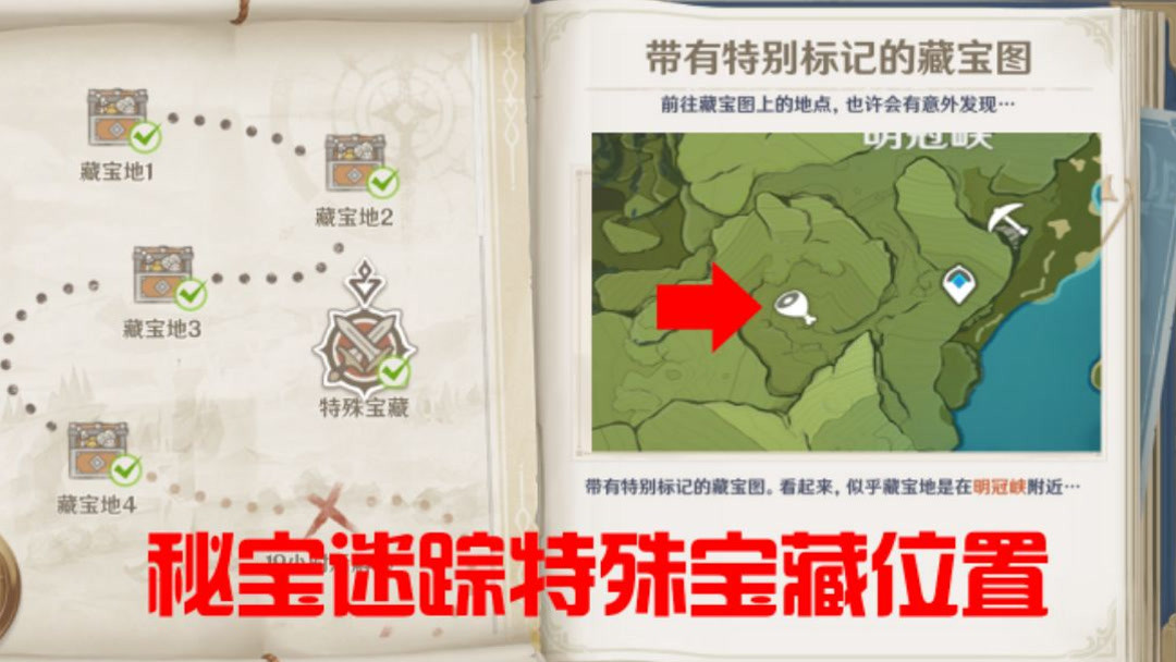 《原神》秘宝迷踪特殊宝藏位置