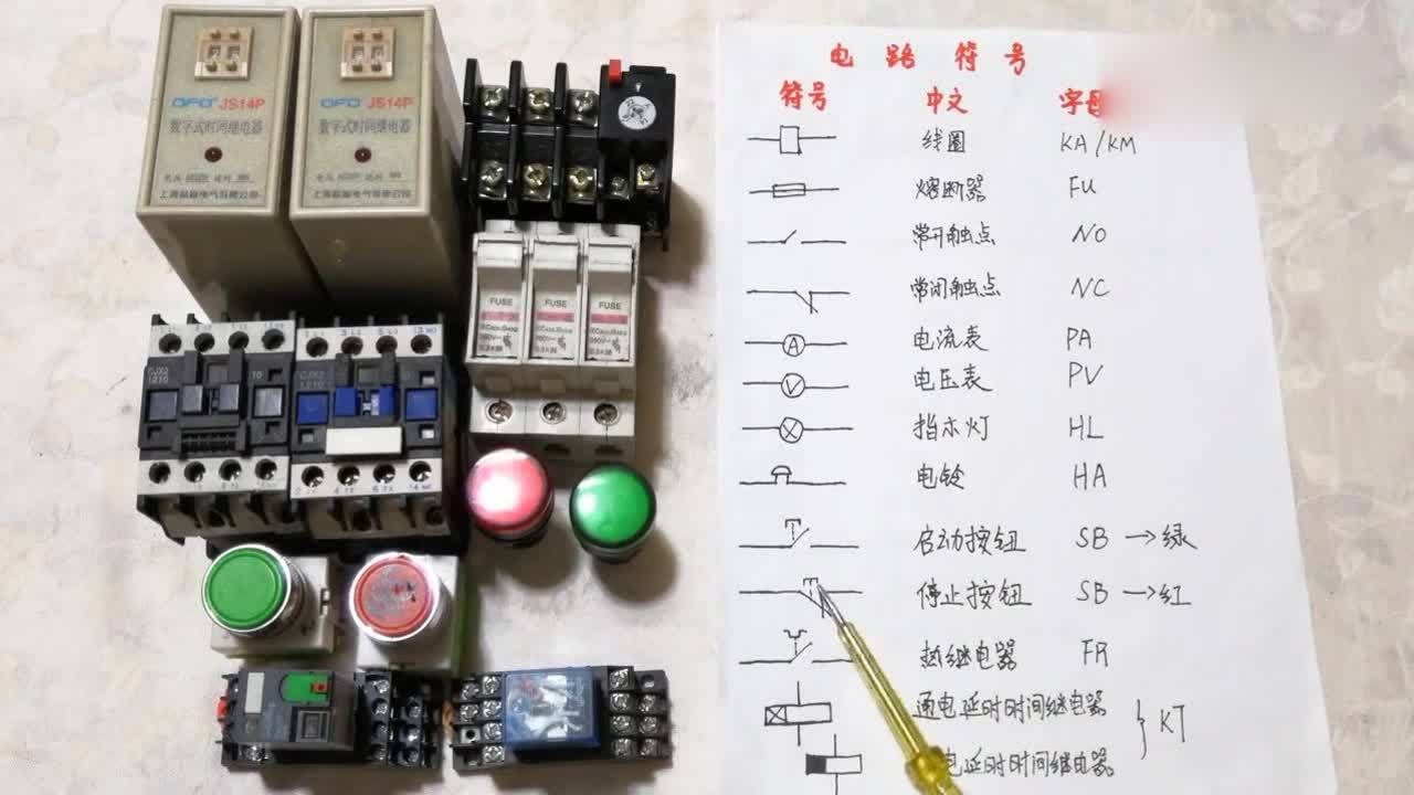 怎么快速看懂电路图?经验丰富的老电工都会从电气元件的符号入手