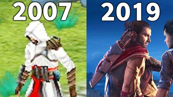 《刺客信条》的游戏画面进化历史2007-2019