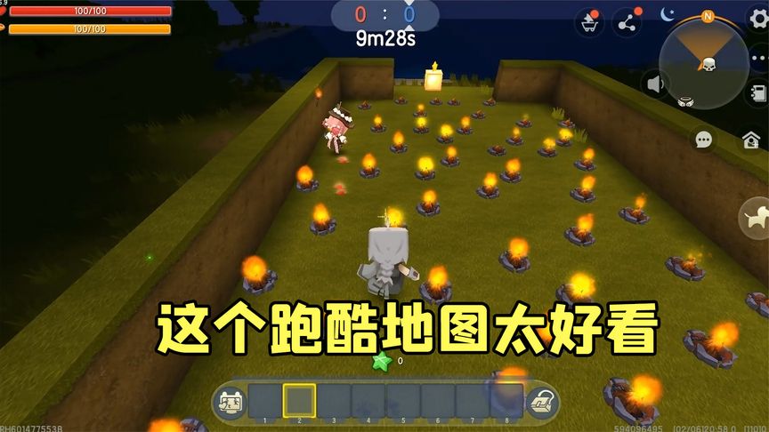 迷你世界:用这个做跑酷地图好看又好玩,小伙伴们还不赶紧试试?