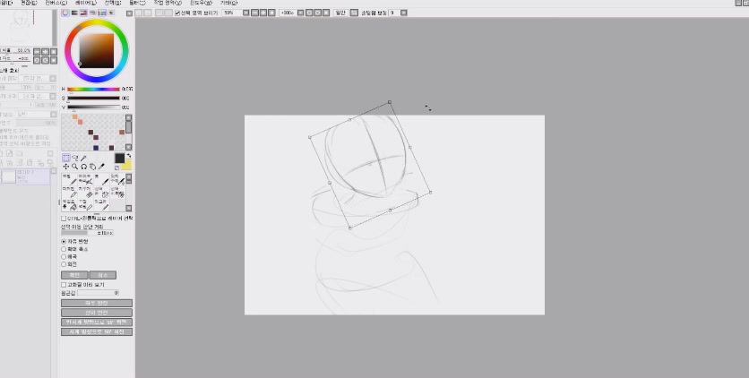 《youtube》转载大神SAI绘画第一节