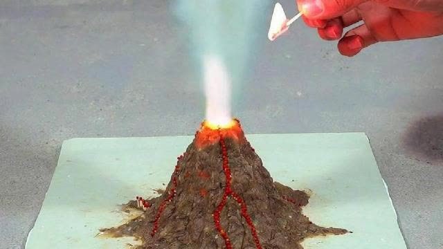 火山爆发到底有多恐怖?老外模拟实验,有趣的现象发生了