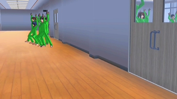 樱花校园模拟器:《沙雕学院》第5集 樱校小短剧