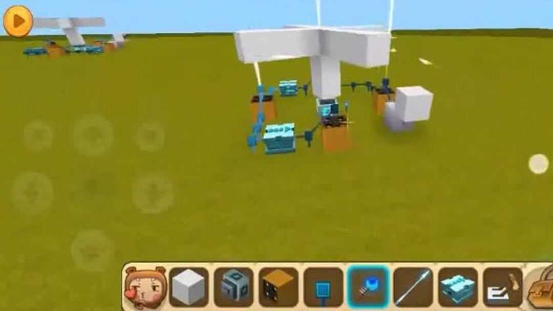 空中双头床和榨汁机的教程 迷你世界 游戏