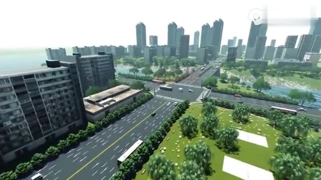BIM有多强?来看看市政道路BIM渲染漫游