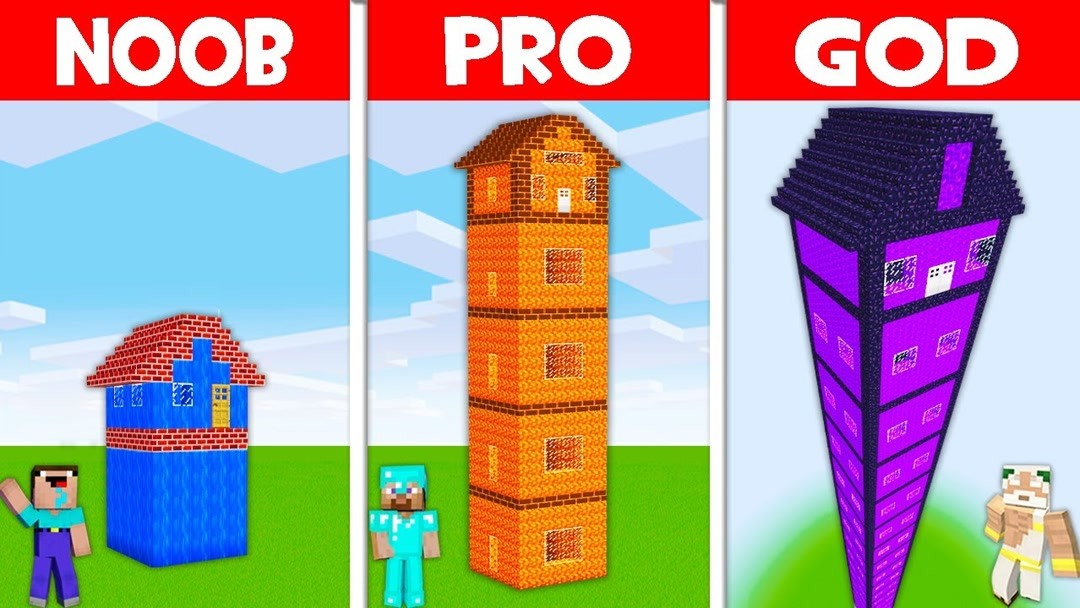 我的世界:水屋VS岩浆屋VS传送门小屋,你喜欢哪个?