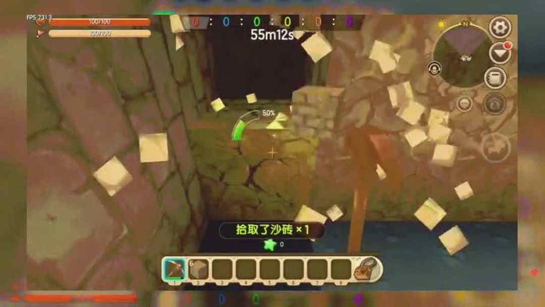 迷你世界:木鱼小铃铛 木鱼扮演包工头,监督小铃铛搬砖?