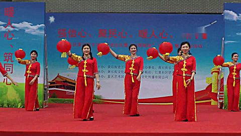 白云区黄石街文艺宣传进社区暨“打黑除恶”“禁毒”整治演出活动(1)