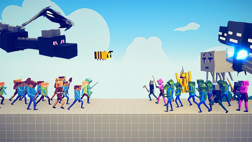 全面战争模拟器:【我的世界】百人团战