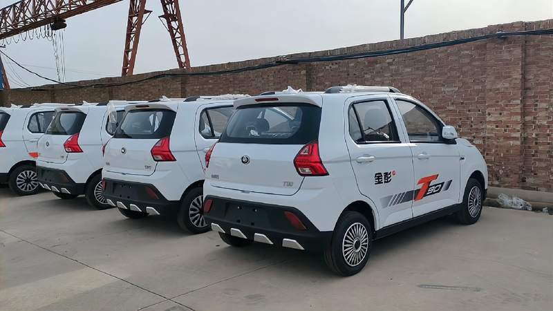 电动四轮车 一键启动推拉档杆高低速