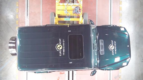 2019奔驰G级碰撞测试,告诉你什么叫做“硬派越野车”