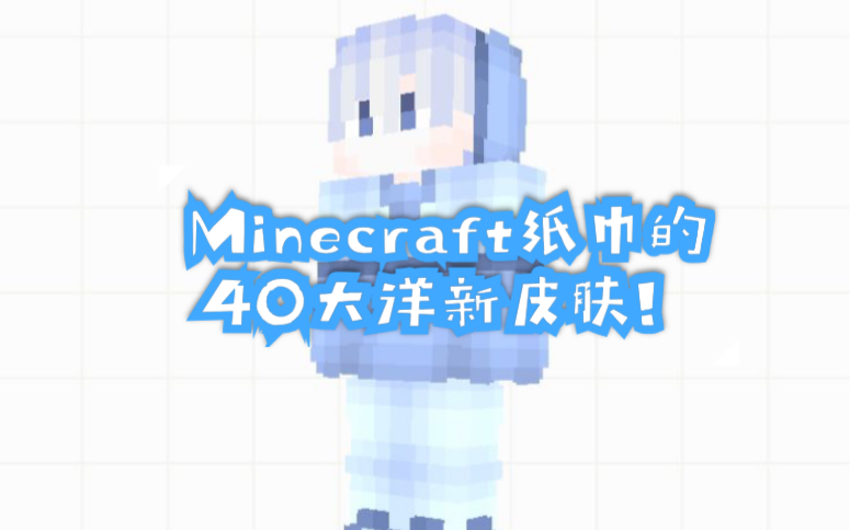 【Minecraft纸巾】这是我的专属皮肤 请多关照!