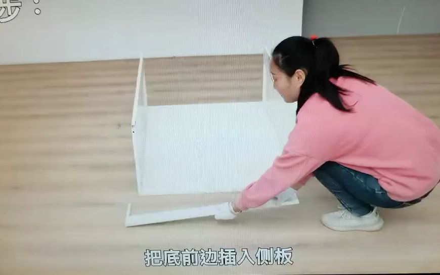 儿童推拉门书柜