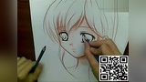 手绘漫画教程之水彩铅笔画动漫人物的画法