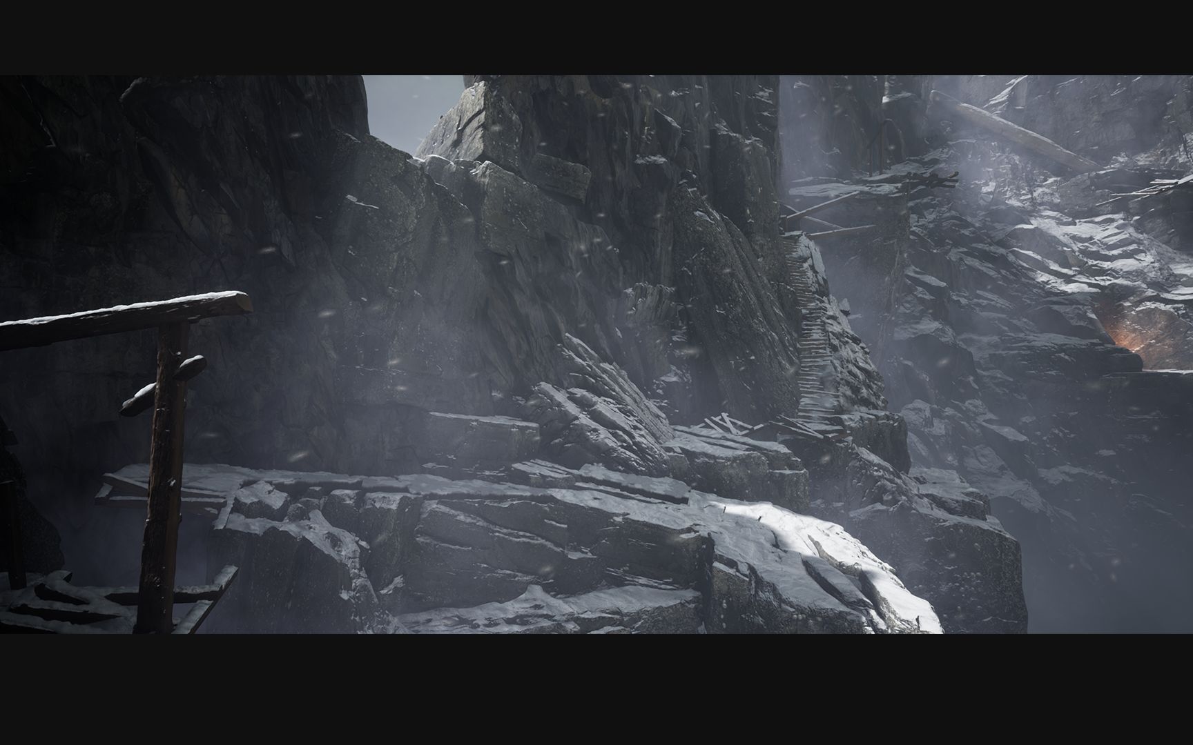 【UE4】交互雪场景练习