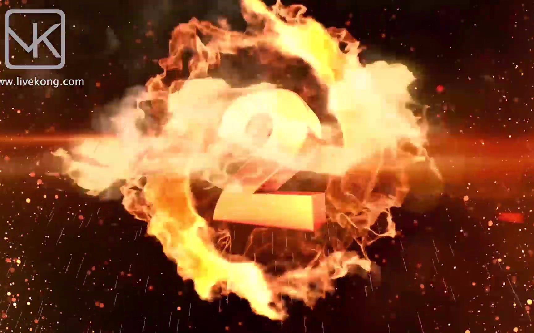 年会开场倒计时led大屏视频背景企业年会倒计时年会震撼开场金色倒...