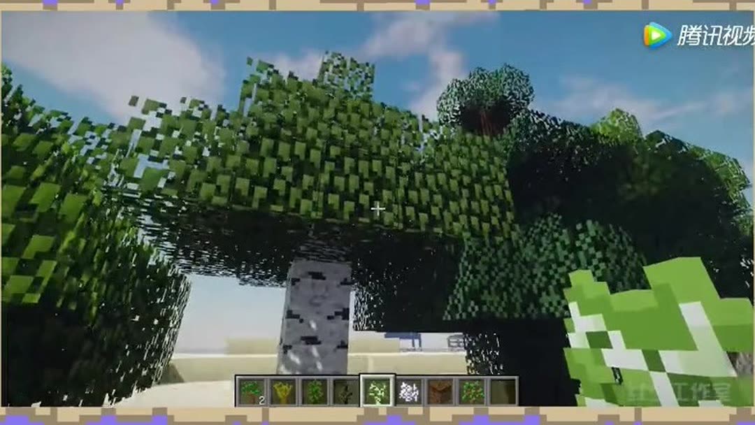 我的世界:游戏中6种树木对比,相似却又各不相同