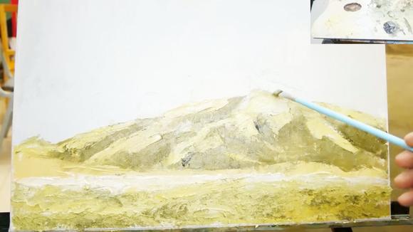 如何用刮刀画出厚堆技法