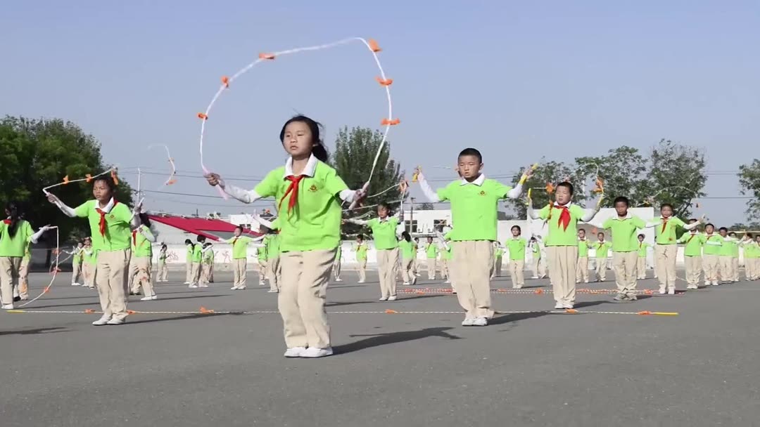 赵庄镇中心学校花样跳绳,太牛了