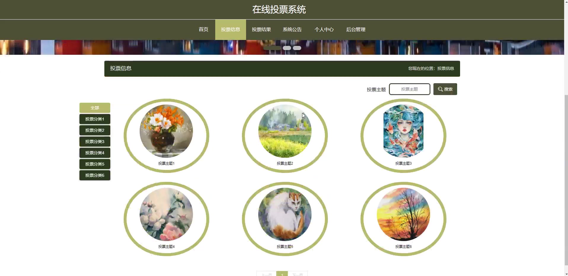 028springboot在线投票系统演示录像2022