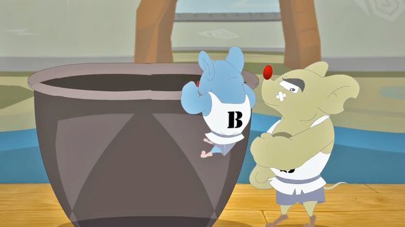 吉木故事会:今天讲司马光砸缸,小朋友不小心掉入水缸,喊着救命