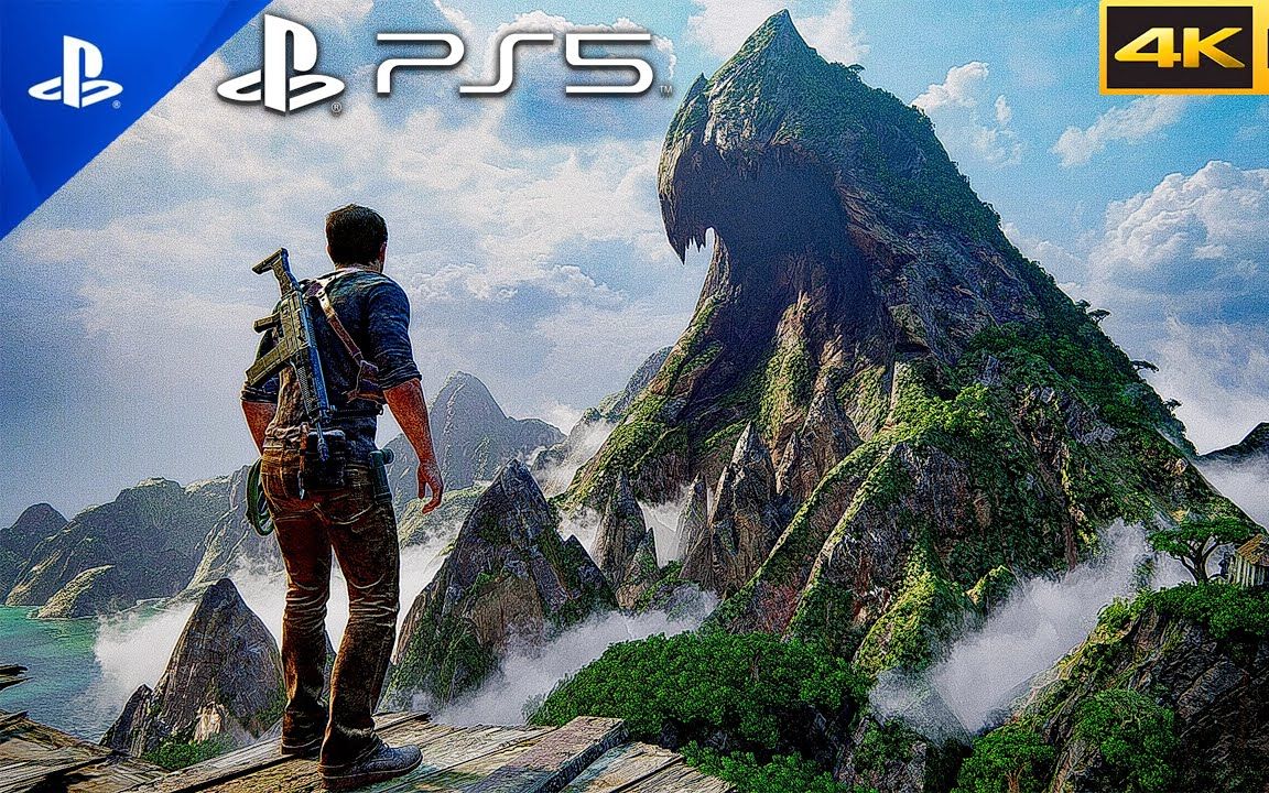 《神秘海域4》(PS5)超逼真的游戏画面