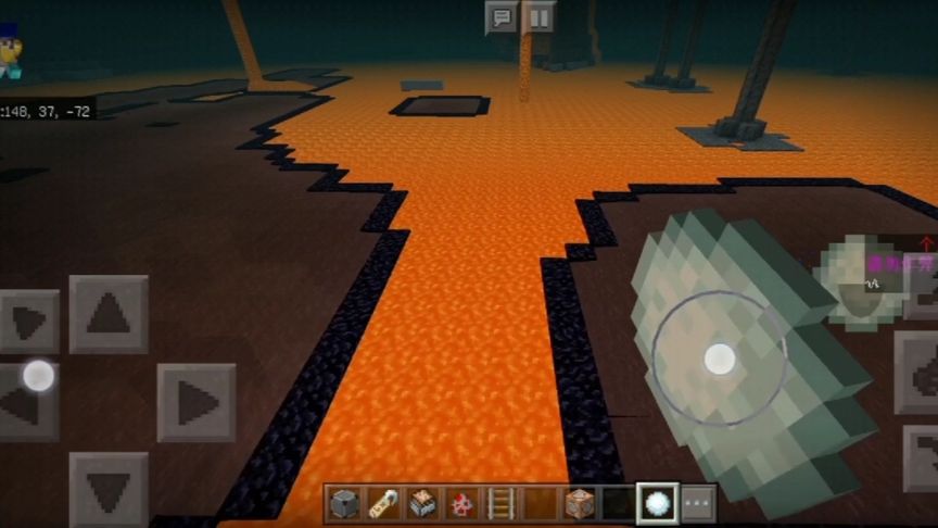 我的世界基岩版命令:用雪球在地狱专门把岩浆换成水